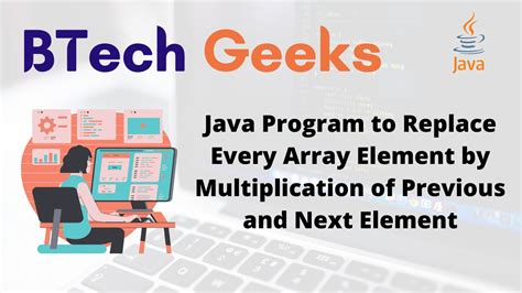 replace element in array java java program to replace every array