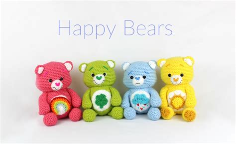 Happy Bears Amigurumi Free Crochet Patterns Stringydingding