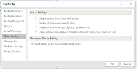 Enocean Knowledge Base Visio 2016 Trust Center Settings For Izot Ct