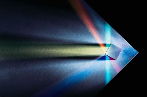 Refraction Science Experiment With Triangular Prism
