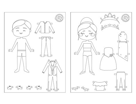 Free Printable Paper Doll Coloring Page Pjs And Paint 57 Off