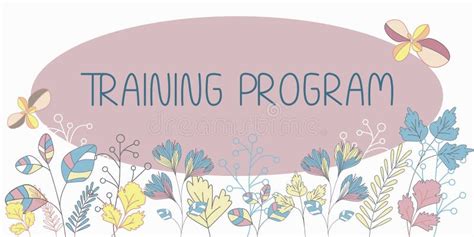 Text Caption Presenting Training Program Business Idea Learn Specific Knowledge Or Skills To