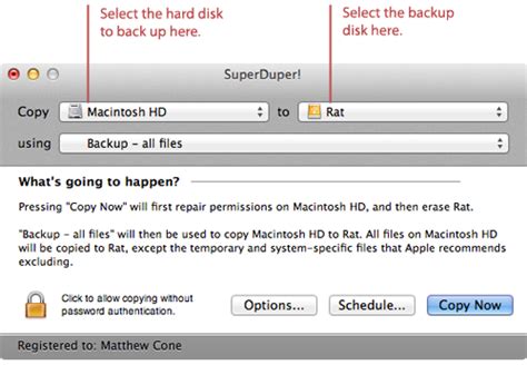Back Up Clone Your Macs Hard Drive With Superduper Macinstruct