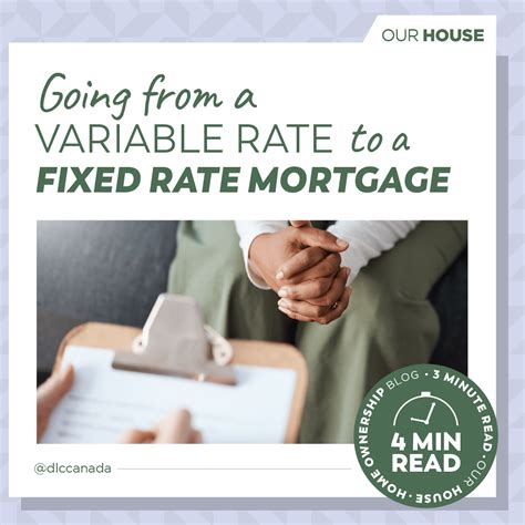 Going From A Variable Rate To A Fixed Rate Mortgage Dominion Lending