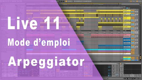 Ableton Live 11 Arpeggiator Youtube