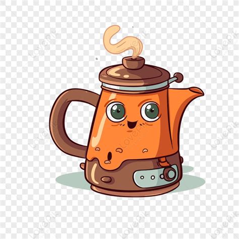 커피 포트 벡터클립 아트만화상표 Png 일러스트 무료 다운로드 Lovepik