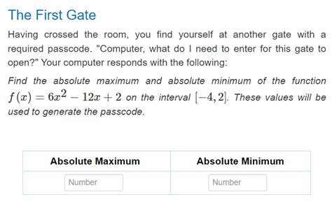 Solved The First Gate Having Crossed The Room You Find Chegg Com