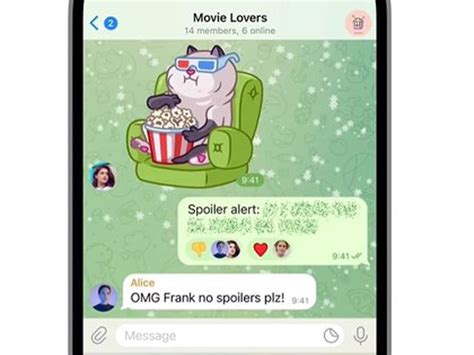 Así puede ocultar parte de un texto en Telegram con la función Spoiler Infobae
