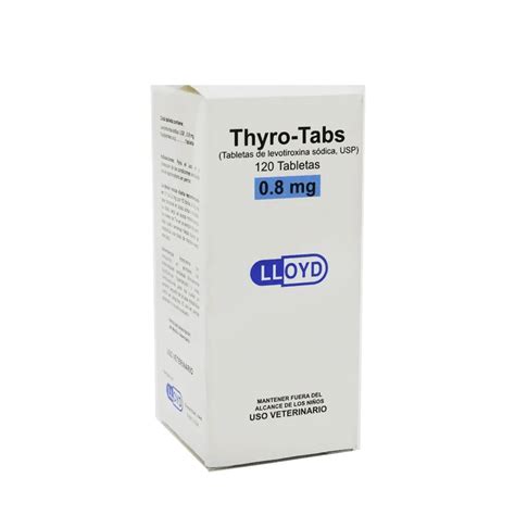 Thyro Tabs 0 8 Mg X 120 Tab