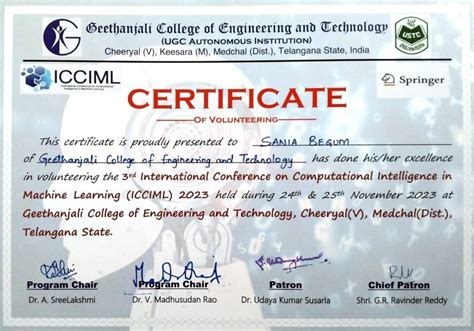 Sania Begum On Linkedin Machinelearning Computationalintelligence Volunteerexperience…