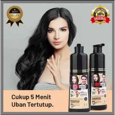 Jual Shampo Cultusiacultusia Shampo Original Black Dengan Ekstra Jahe
