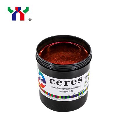 Supply Ceres Ovi Ink For Security Printing Yy 01 Red To Gold Color