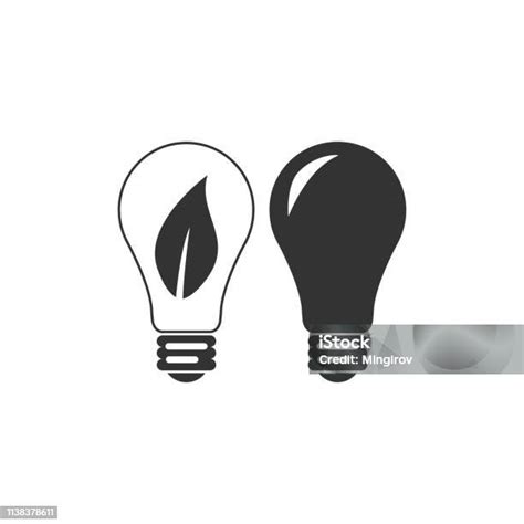 고전적인 램프와 전구 내부 아이콘 절연 잎 조명 전기 램프 그린 에코 에너지 개념입니다 평면 디자인입니다 벡터 일러스트 0명에 대한 스톡 벡터 아트 및 기타 이미지 Istock