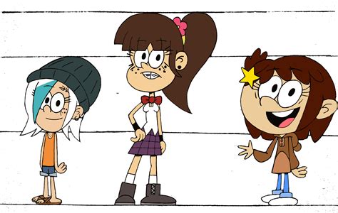 Lia Lois Y Lina Loud By Masaru Ossu On Deviantart