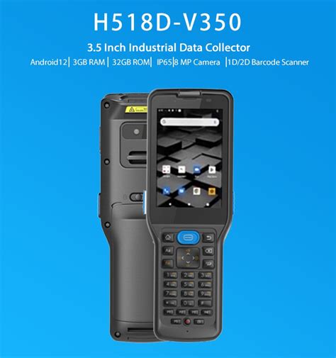 Android 12 Barcode Scanner Pda With Reader 1D 2D Scanner Android Handheld Pda Device