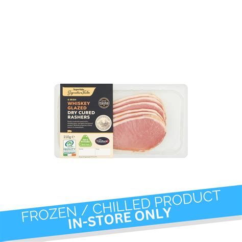 Signature Whiskey Glazed Dry Cured Rashers 210g Kellys Expat Shopping