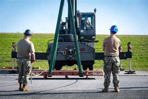 Dvids Images Seabees From Nmcb 3 And Nmcb 5 Complete Crane