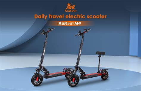 Kukirin M4 Foldable Electric Scooter 500w Motor And 48v 125ah Battery
