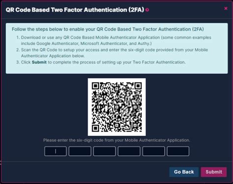 Qr Code Based Two Factor Authentication