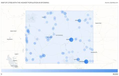 Highest Population In Wyoming By City In 2026 Zip Atlas