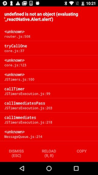 Javascript Alert Alert Not Working In React Native Stack Overflow