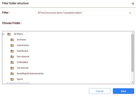 Filter Folder Structure To Create Labels On Filter Selection List Orcanos Helpcenter
