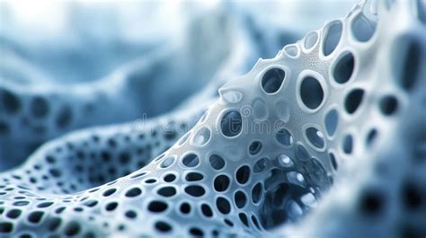 Self Assembling Peptides Creating Unique Nanostructures In Action Stock Illustration