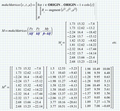 Solved Matrix Manipulation Mathcad Ptc Community