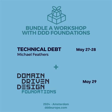 Domain Driven Design Europe On Linkedin Combine The Workshop Technical Debt Prevention