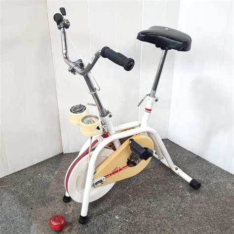 A Vintage Stationary Bike By York Gym Equipment Brand A Heavy Steel