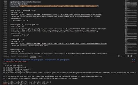 Missing Yarn Dependency · Issue 260 · Banklessdaobounty Board · Github