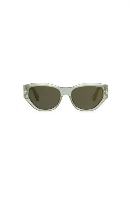 Kyle Richards Green Cat Eye Sunglasses