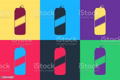 팝 아트 알루미늄색상 배경에 격리 된 아이콘 수 있습니다 벡터 0명에 대한 스톡 벡터 아트 및 기타 이미지 0명 강철 고풍스런 Istock