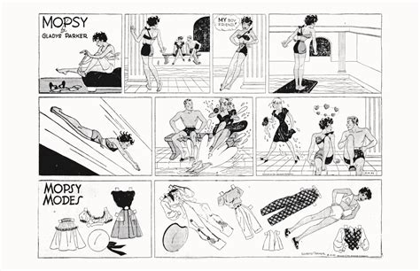 Comic Strip Appreciation Group Mopsy 1946 Sundays