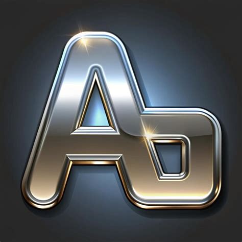 Customizable Chrome Text Effect With Metallic Shiny Style Premium Ai Generated Image