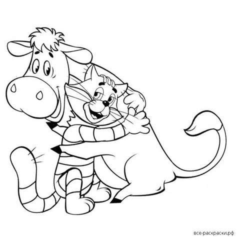 Раскраски Для Детей Простоквашино 69 фото