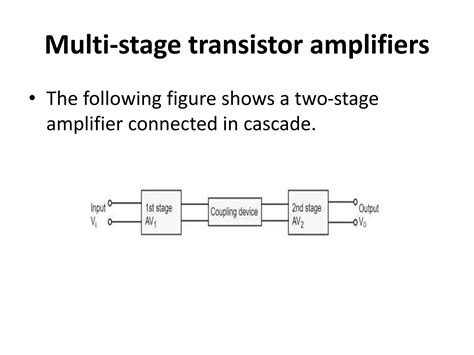 Unit 1 Ppt 2 Multi Stage Transistor Amplifiers 1pptx