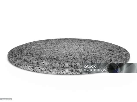 피자를 넣을 돌판 3d 렌더링된 원형 대리석 트레이 돌 건축자재에 대한 스톡 사진 및 기타 이미지 돌 건축자재 돌 바위 원형 Istock