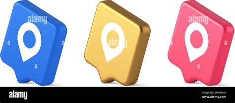 Gps Map Pin Location Service Button Application Direction Distance