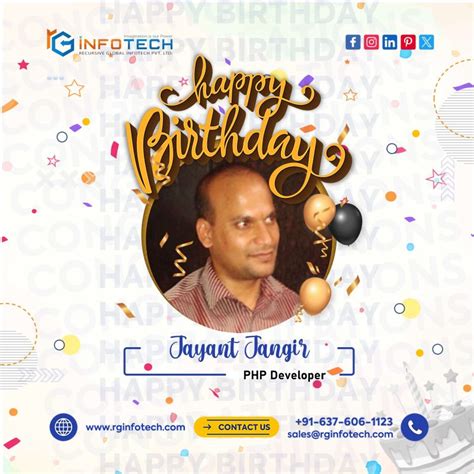 Rg Infotech Recursive Global Infotech Pvt Ltd On Linkedin Happybirthday Birthday