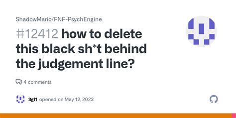 How To Delete This Black Sht Behind The Judgement Line · Issue 12412