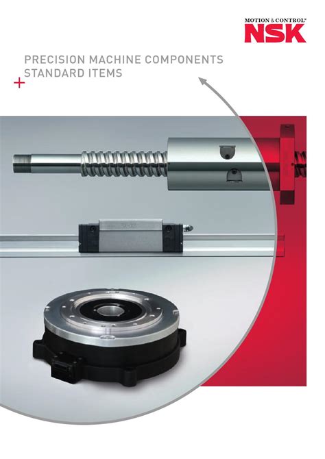 Nsk Linear Motion Standard Items Catalogue By ERIKS Nederland Issuu