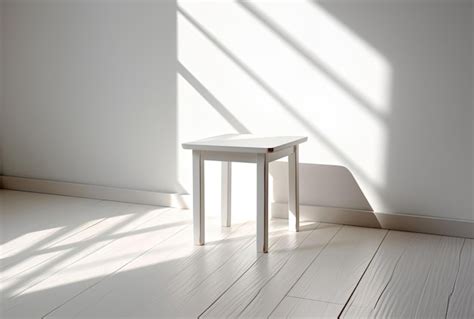 Premium Ai Image The White Background Of The Table Is Just On The Wood