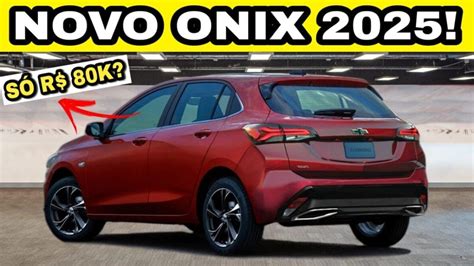 Conheça O Novo Chevrolet Onix 2025 Por R 87 Mil Sedã Premier Chega