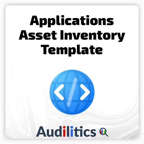 Applications Asset Inventory Template Audilitics