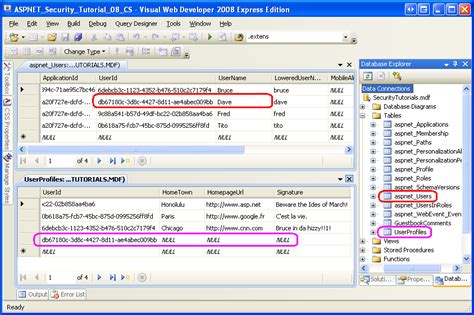 Storing Additional User Information C Microsoft Learn