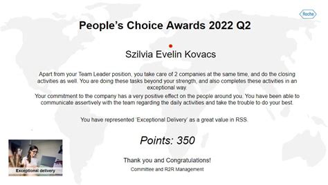 Szilvia Evelin Kovacs On Linkedin I Am Happy To Share That I Was Chosen To An Employee