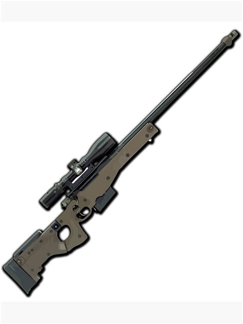AWM Sniper Rifle Poster By TortillaChief Redbubble