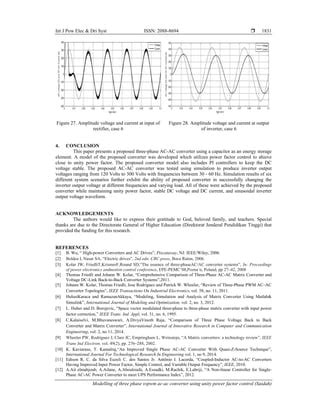 Modelling Of Three Phase SVPWM AC AC Converter Using Unity Power Factor Control PDF