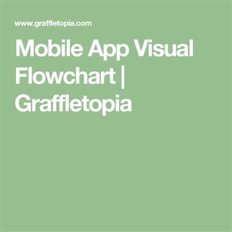 Mobile App Visual Flowchart Graffletopia App Mobile App Flow Chart